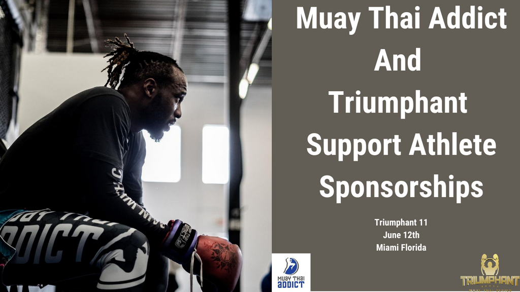 Muay Thai Addict And Triumphant Support Athlete Sponsorships For Trium